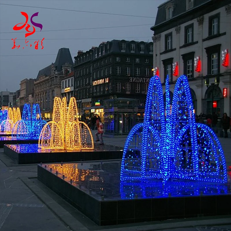 3D LED Outdoor Fountain Light - Decorative & Waterproof