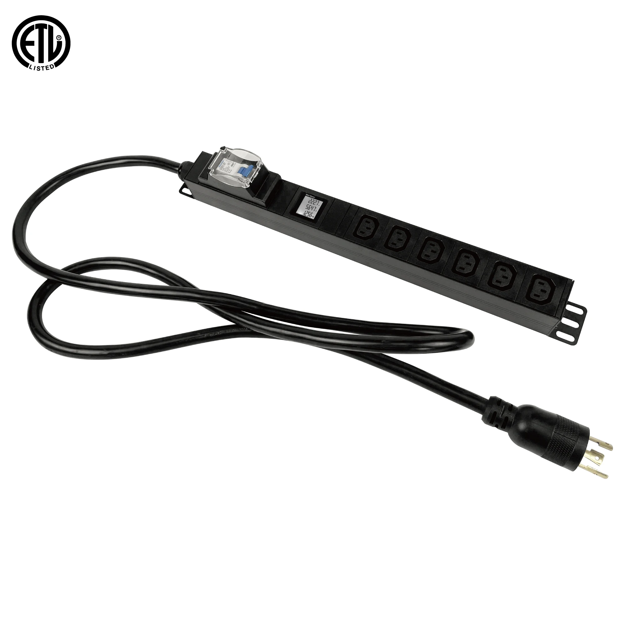 ETL Listed PDU - 240V 30A Power Distribution Unit for Rack Mount