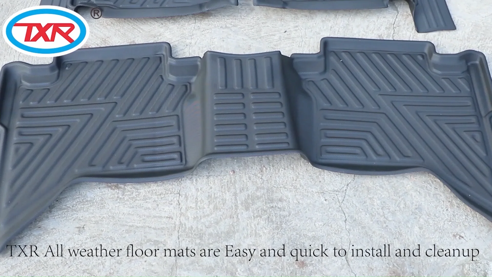 Txr Custom Complete Fit All-weather Floor Mat Full Set Waterproof Heat ...