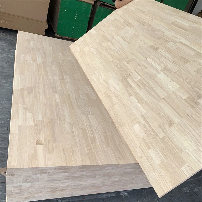Eco-friendly Rubber Wood Finger Joint Panels for Furniture