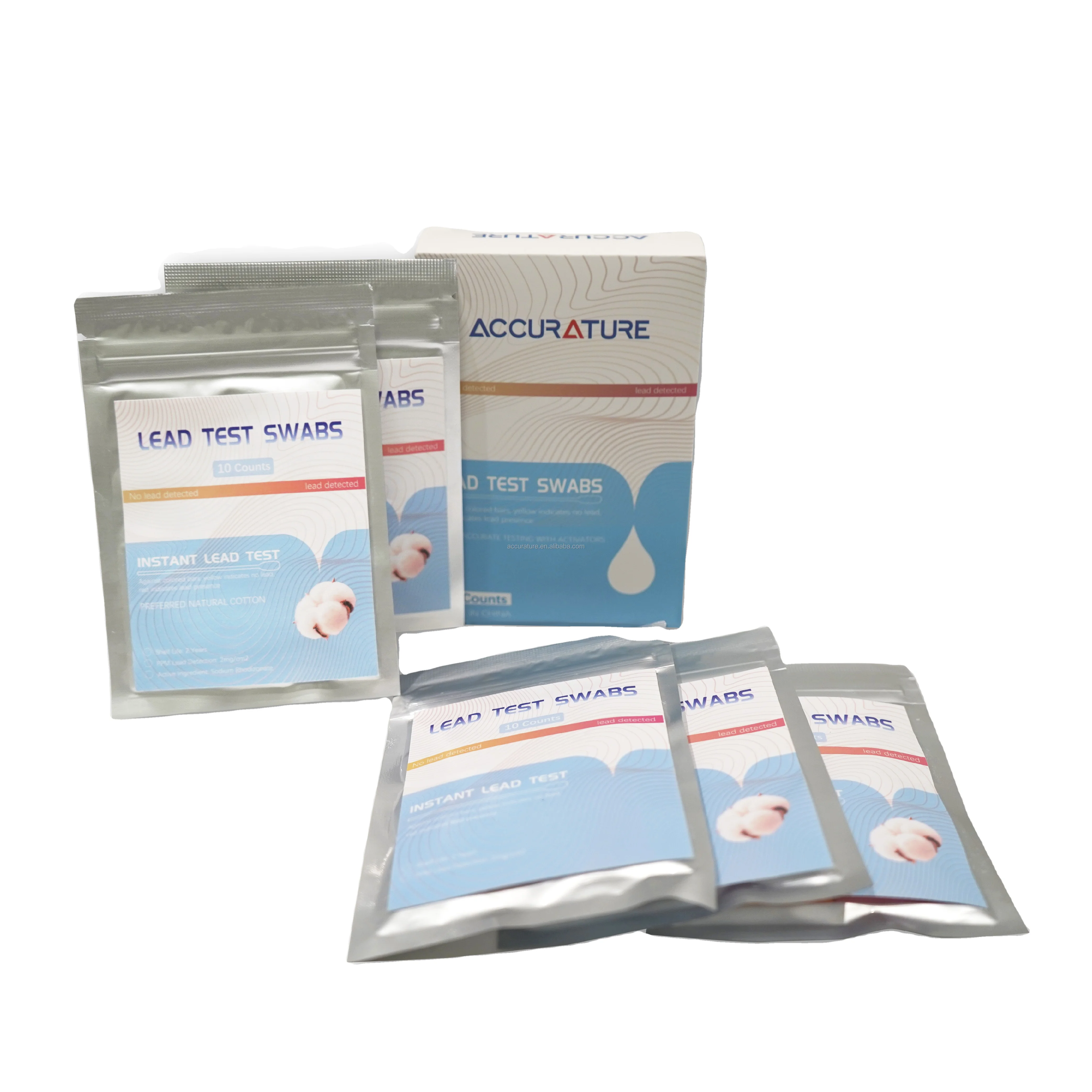 Accurature Detects Lead In House Objects Surfaces 30 Swabs Rapid Lead ...