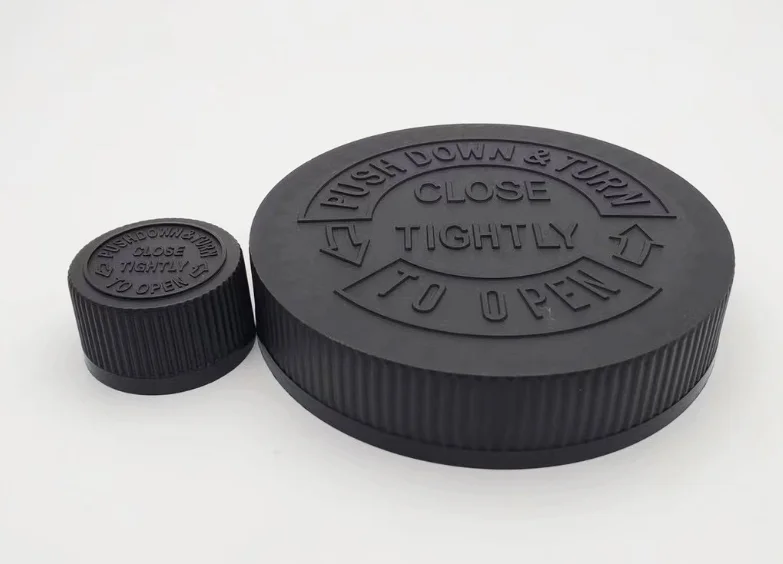 20mm 24/410 28/410 Child Resistant Pp Caps With Heat Induction Liners ...