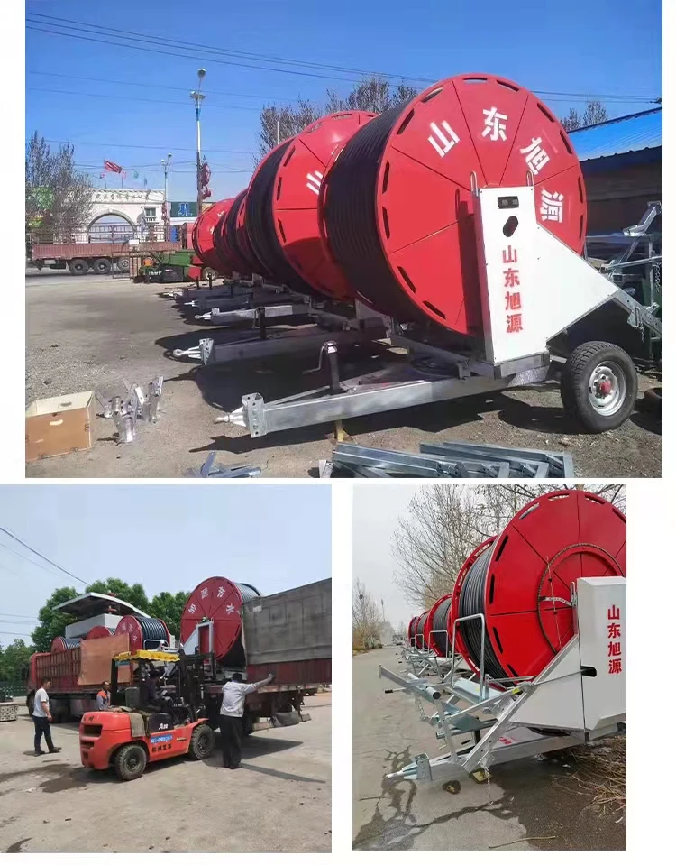 Sprinkler Irrigation Machine with Hose Reel System
