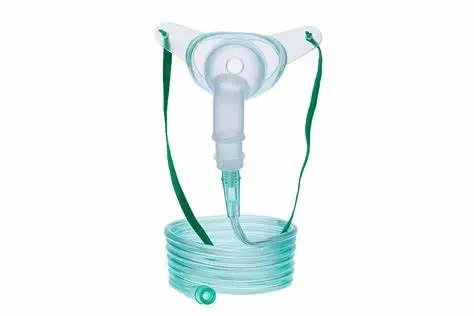 Medical Disposable PVC Tracheostomy Oxygen Mask for Adult/pediatric