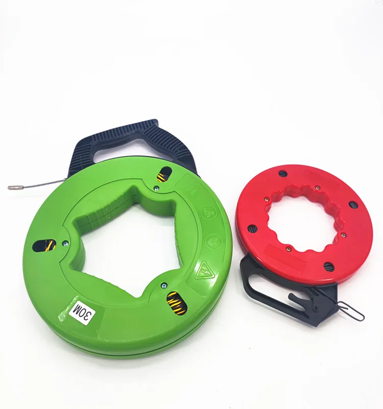 30m Fiberglass Electrical Equipment Cable Puller Wire Puller Steel Fish ...