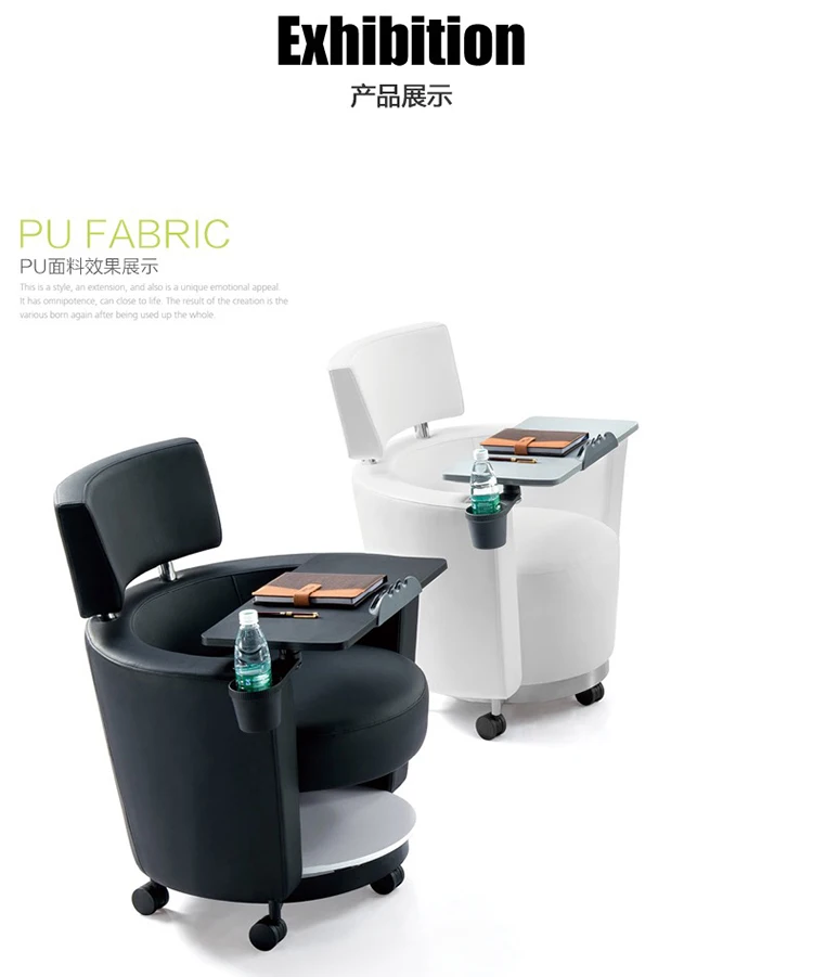 Mingle Movable Type Meeting Office Writing Table Training Chair