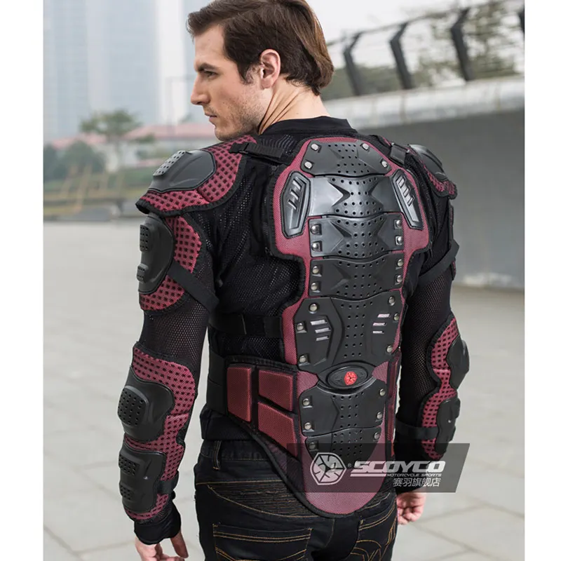 SCOYCO Men's Full Body Motorcycle Jacket - Motocross Racing