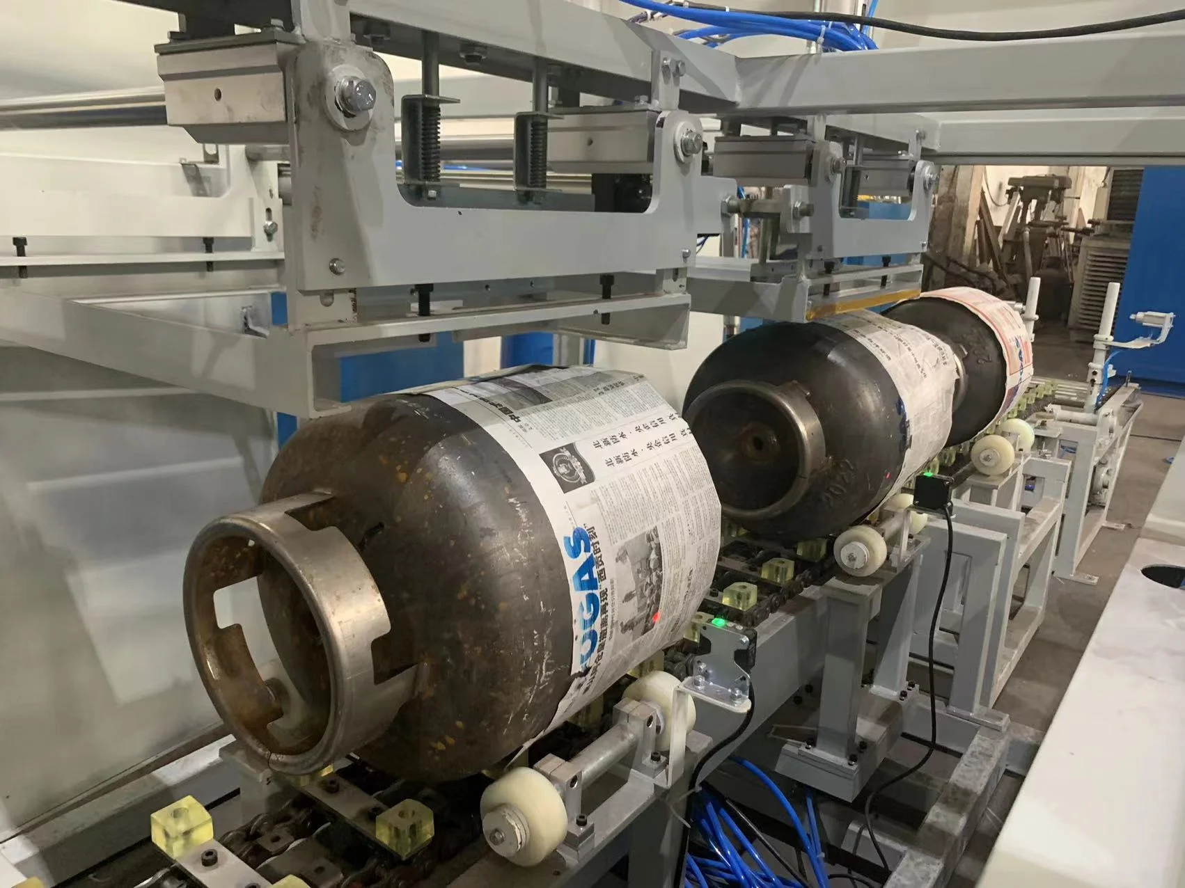 Logo Stamping Machine For Lpg Cylinder,Cylinder Printing Machine - Buy ...