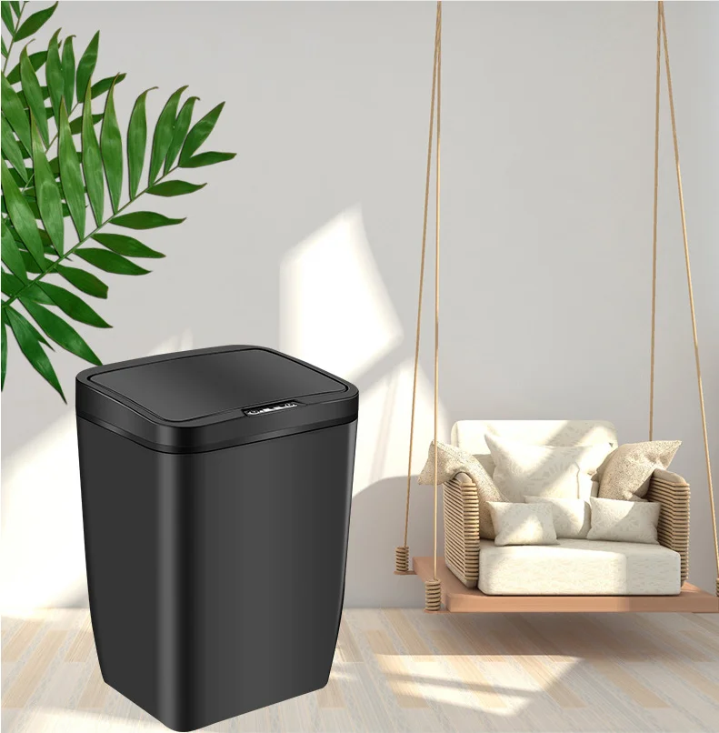 Smart Dustbin Sensor Contactless Plastic Automatic Trash Bin Induction ...