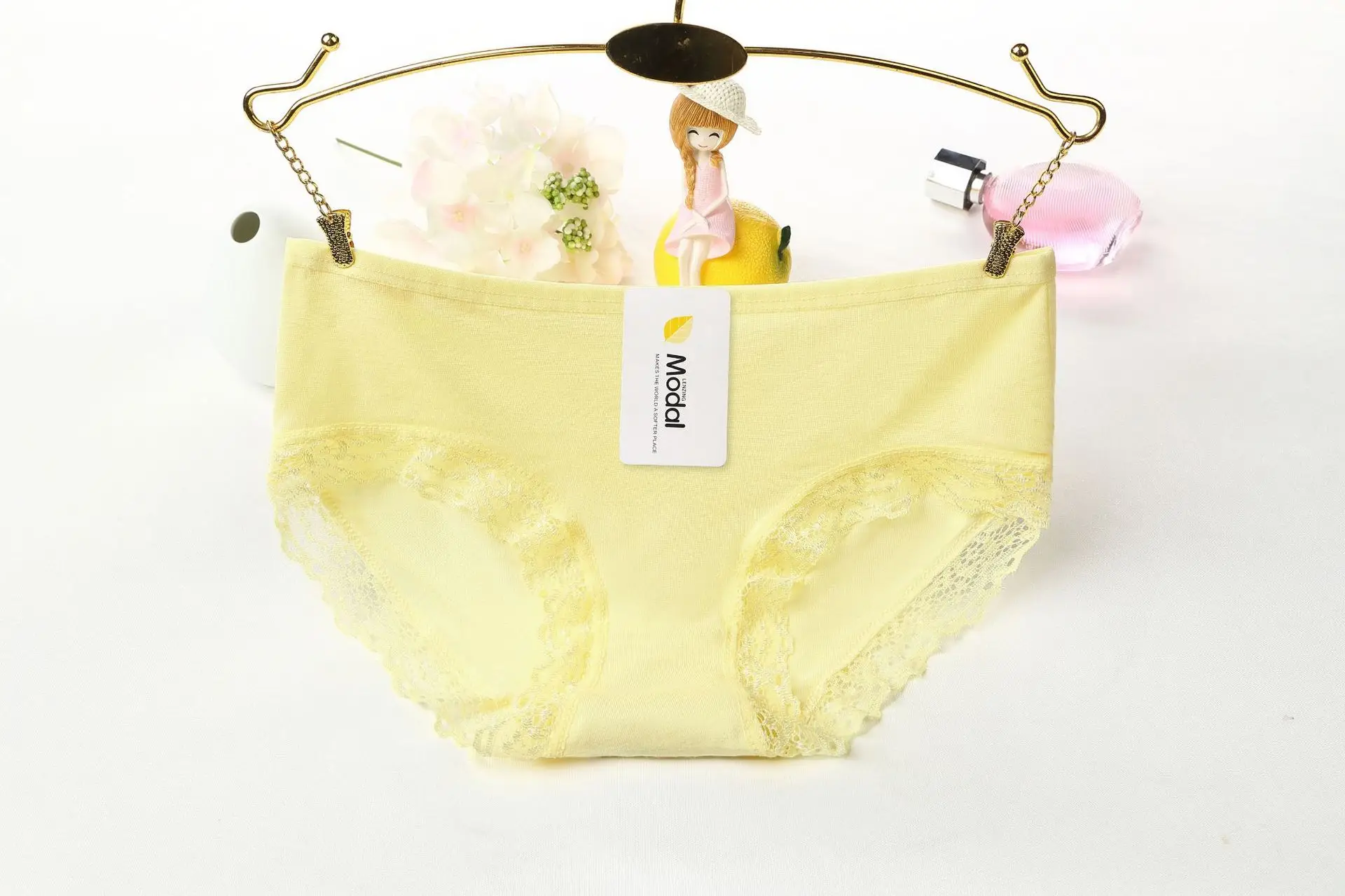 Fashion Girls Briefs Sexy Low Waist Women Lace Panty Cotton Japanese