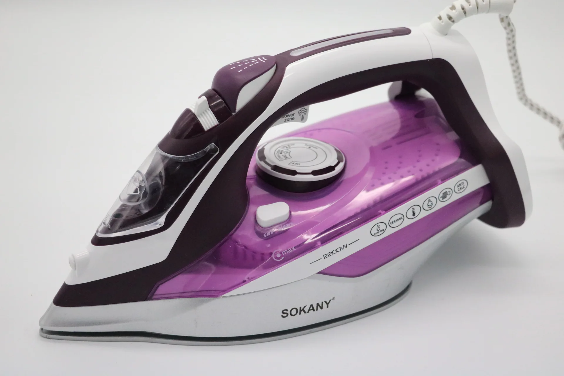 SOKANY 801 2200W Steam Iron - Efficient and Portable