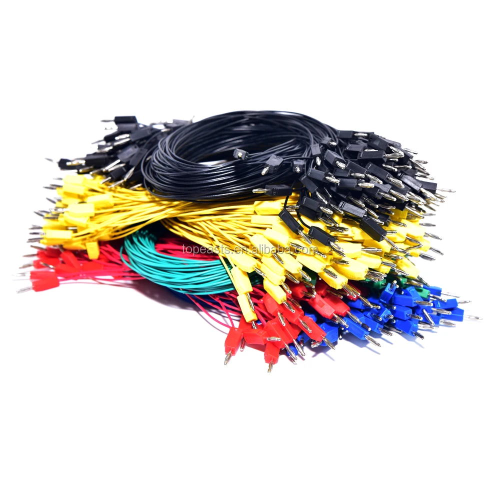 2mm Banana Plug to 2mm Banana Plug Test Leads - Colorful Cables by TOPEAST