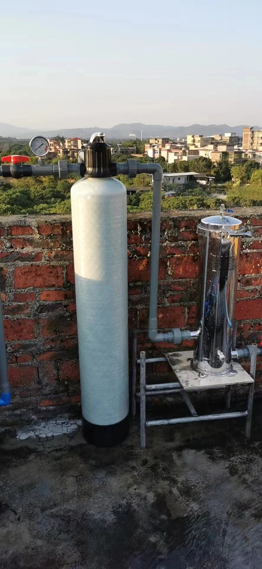 Manual/automatic Frp Tank Sand Filter Carbon Filter Water Softener ...