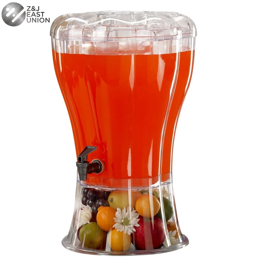 22L Rectangular Plastic Beverage Dispenser for Hotel Use