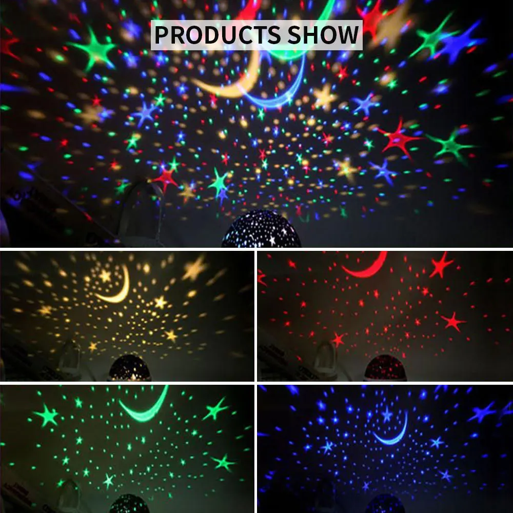 Star Master Dream 360 Degree Rotating Projection Lamp,Sky 3ds Moon ...