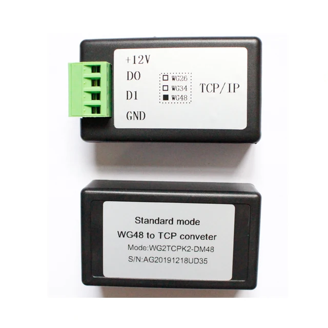 Wiegand48 Bits to TCP/IP Ethernet Converter for Access Control