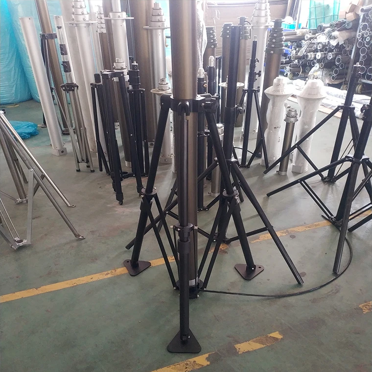 2-12m High Portable Pneumatic Telescopic Mast Large Payload Light Mast ...