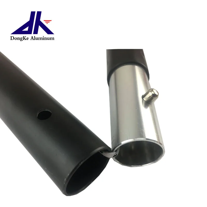 Aluminum Telescopic Pole With Spring Button Lock For Extension Paint ...