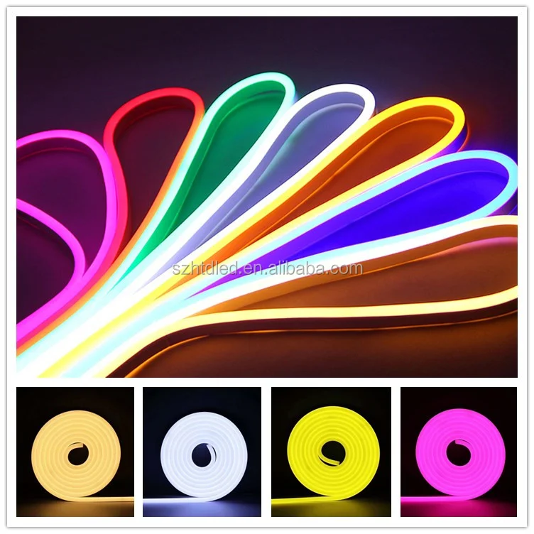 Dc12v Pure Silicone Pvc Flexible Led Neon Strip Waterproof Sign Neon ...