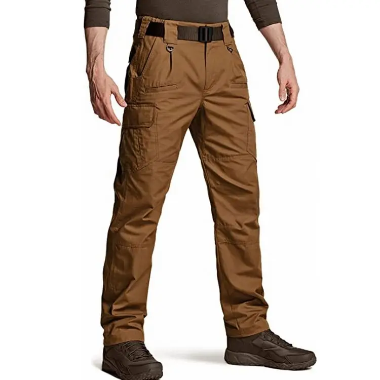 Heavy Duty Cargo Pants Mens Work Wear Trousers Construction Safety ...