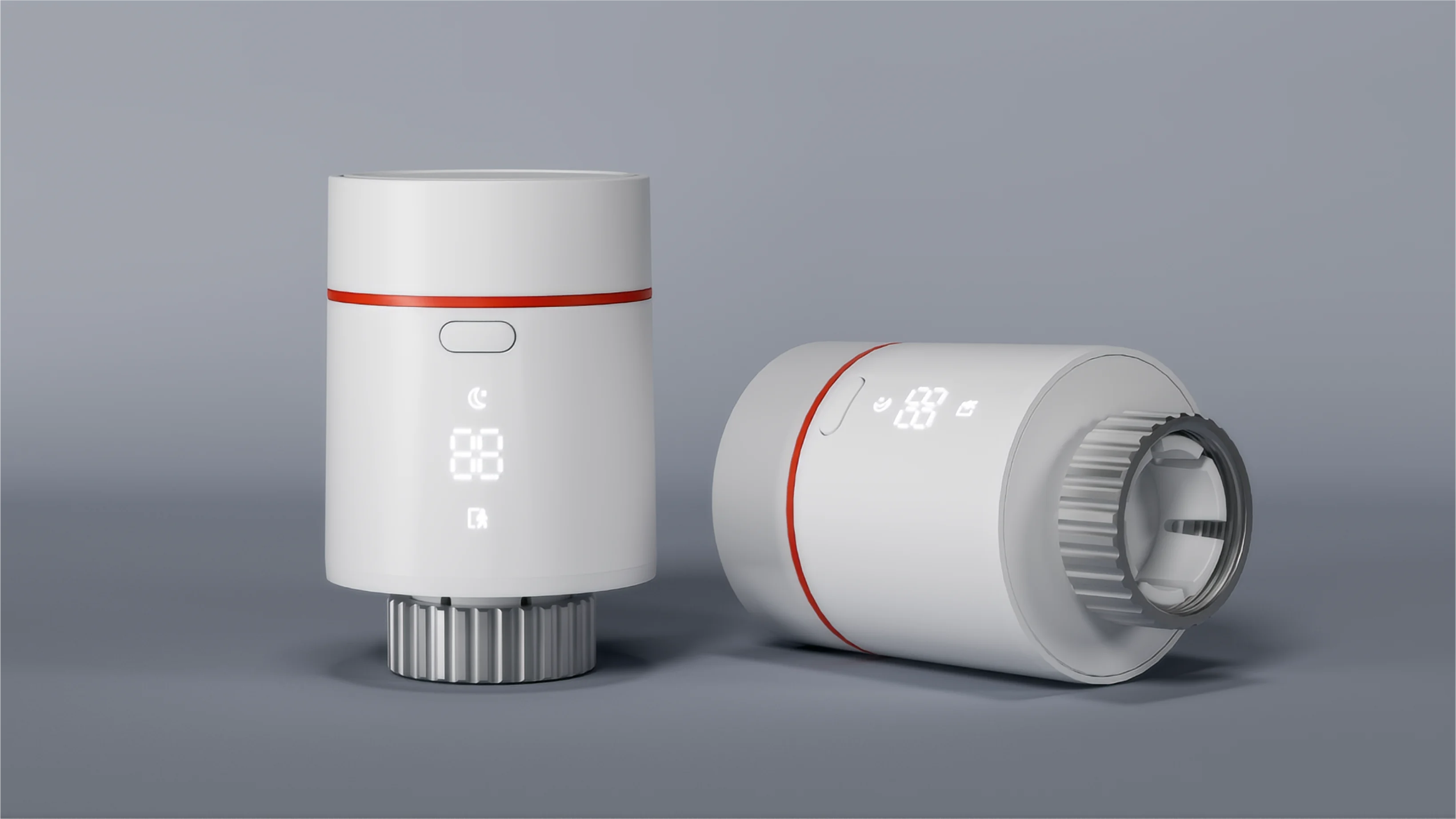 XZJ Tuya Zigbee Thermostat Radiator Valve TRV Modern Design for Easy ...