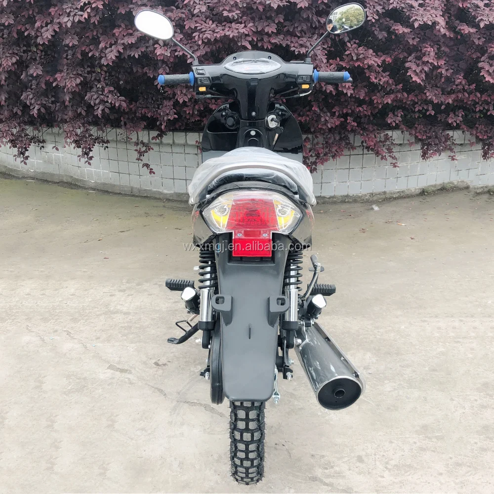 New 125cc Docker Motorcycle - Red 4-Stroke Engine, Chain Transmission ...