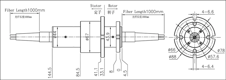FORJ Fiber Optic Rotary Joint - Reliable Multi-Channel Connectivity