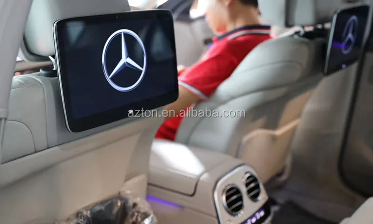 Maybach 1:1 Design Android 9.0 Headrest Monitor for Mercedes-Benz, 2GB ...