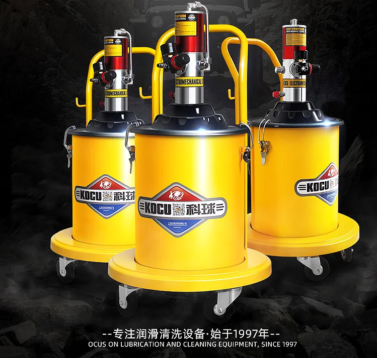 GP20 Air Operated High Pressure Grease Pump - 20L Portable Injector Gun