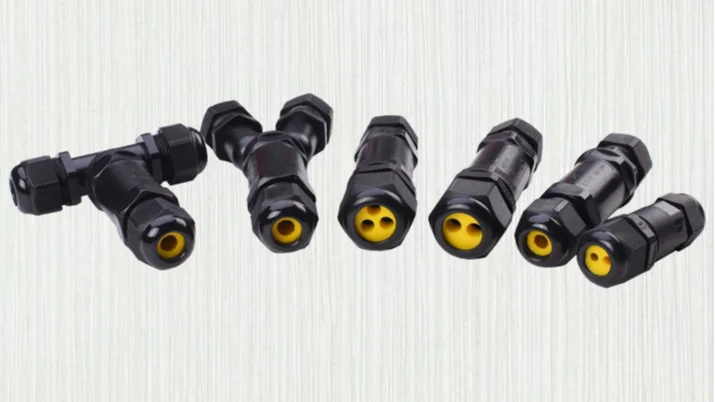 Low Voltage Electric Plug Socket Panel Mount Ip68 Ip67 Waterproof 2 Pin ...