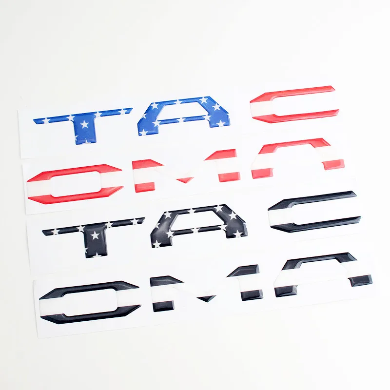 Car Tailgate Letters Name Plate Inserts Custom Badge Emblem Sticker ...