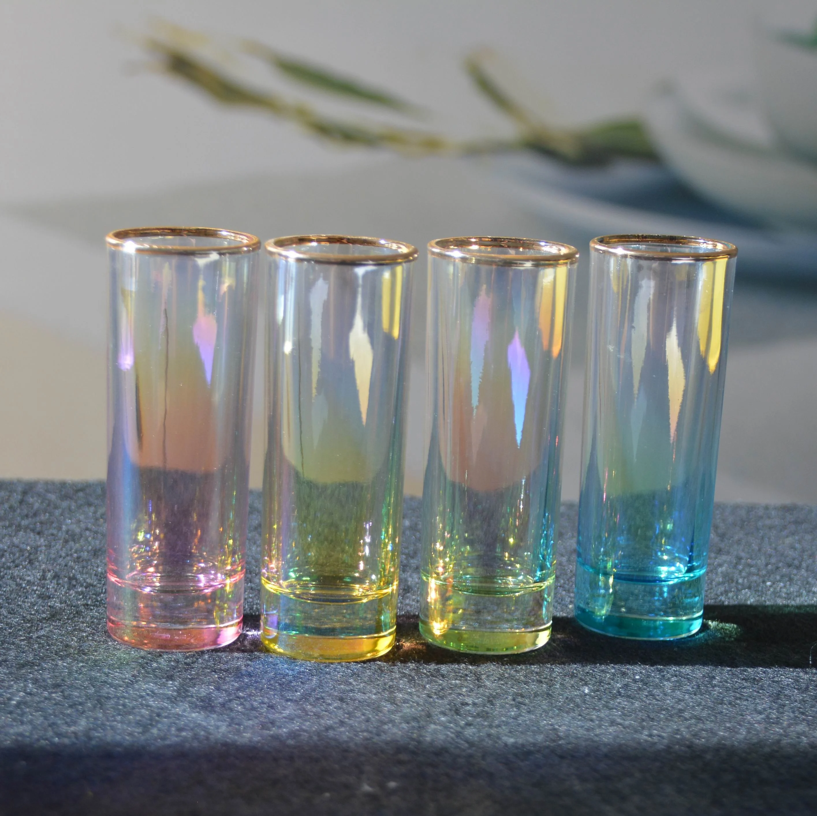 Personalized Rainbow Color Luxury Shot Glass - Tequila Shooter