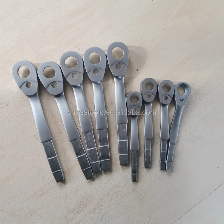 1000 Nm 90 Teeth 4 Degree Arc Swing Pear Head Ratchet 1/2" Drive Quick ...