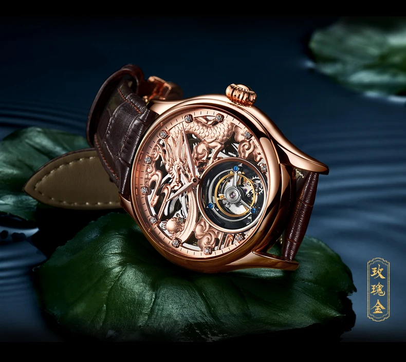 Chinese Factory High Grade Oem Real Tourbillon Mechanical Watch With ...