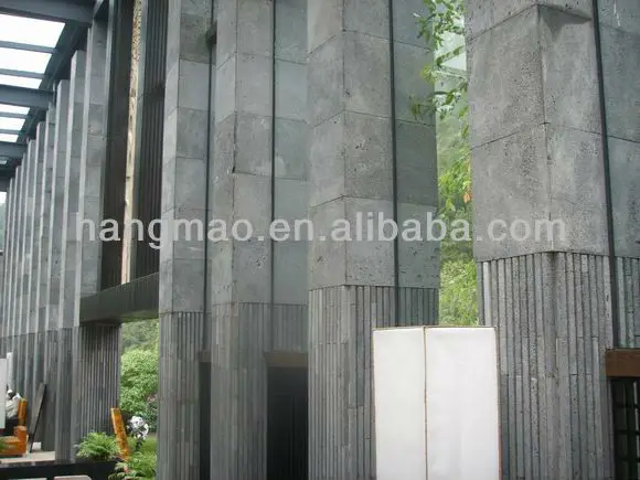 Popular Black Basalt Stone Cladding Wall - Buy Basalt Stone Cladding ...