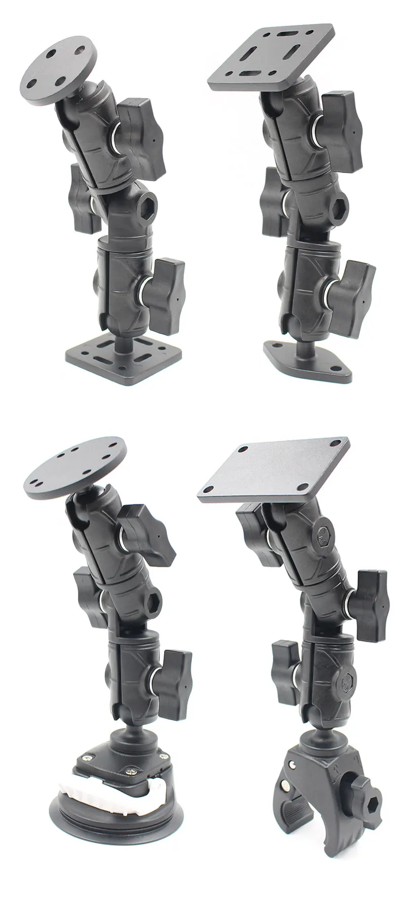 1 Inch Aluminium AMPS Adapter Plate for Dual Ball Socket Mounting