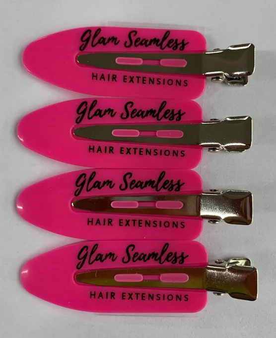 Custom Logo Professional Salon Hair Clips - Perfect for Makeup