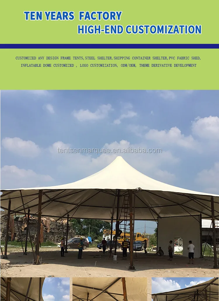 Customized Sun Shade Tent Outdoor Campingsafari Lodge Tent Tencate ...
