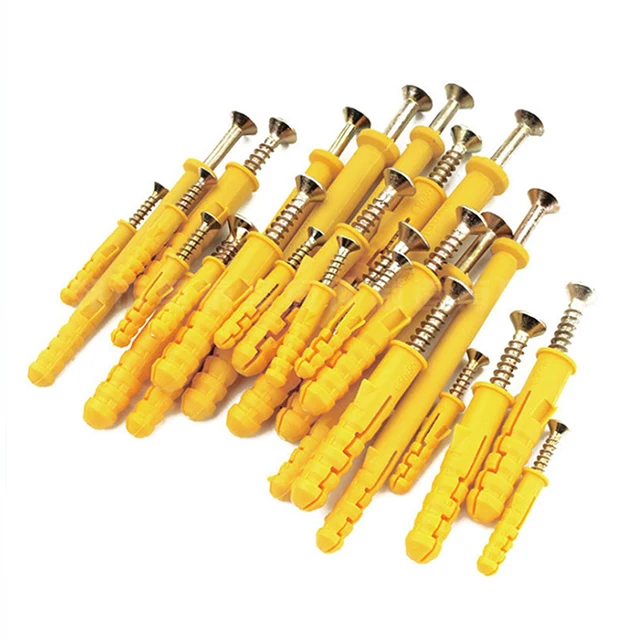 Heavy Duty Pp Plastic Expand Shield Plugs Wall Plug Plastic Wall Anchor ...