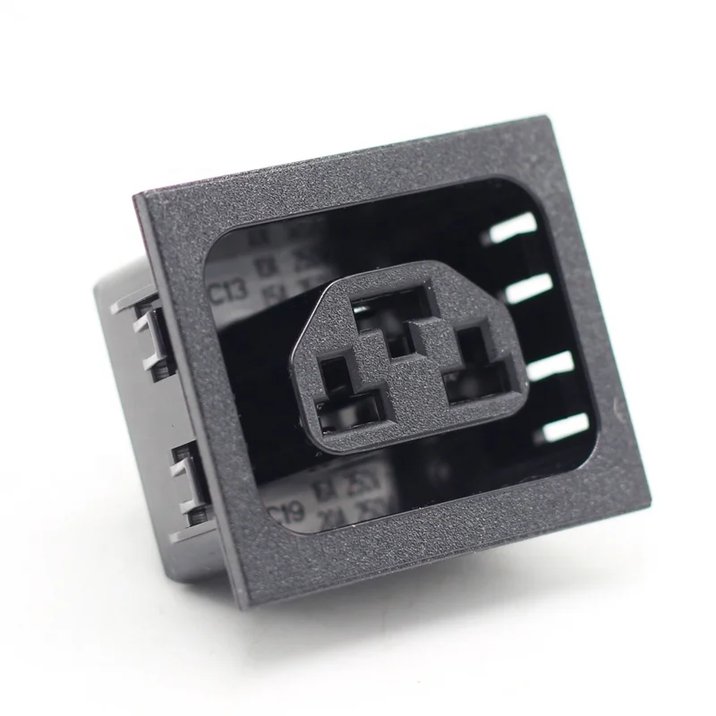Snap in Type IEC 320 Power C39 Connector Inlet Power Socket