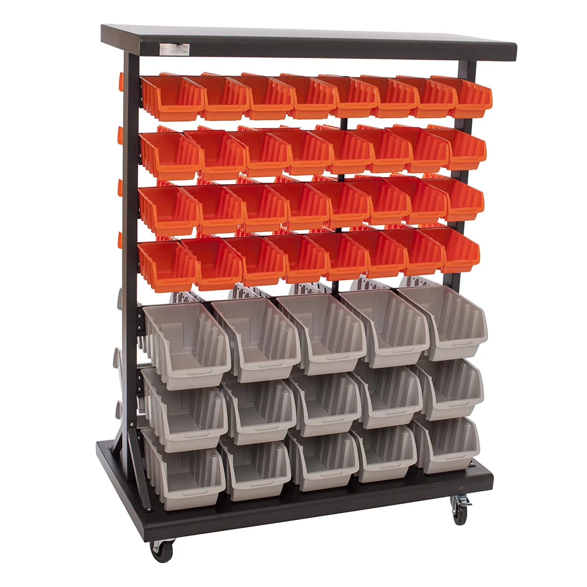 Automatic Mobile Bin Storage System with 94 Bins Double-Sided Rolling ...