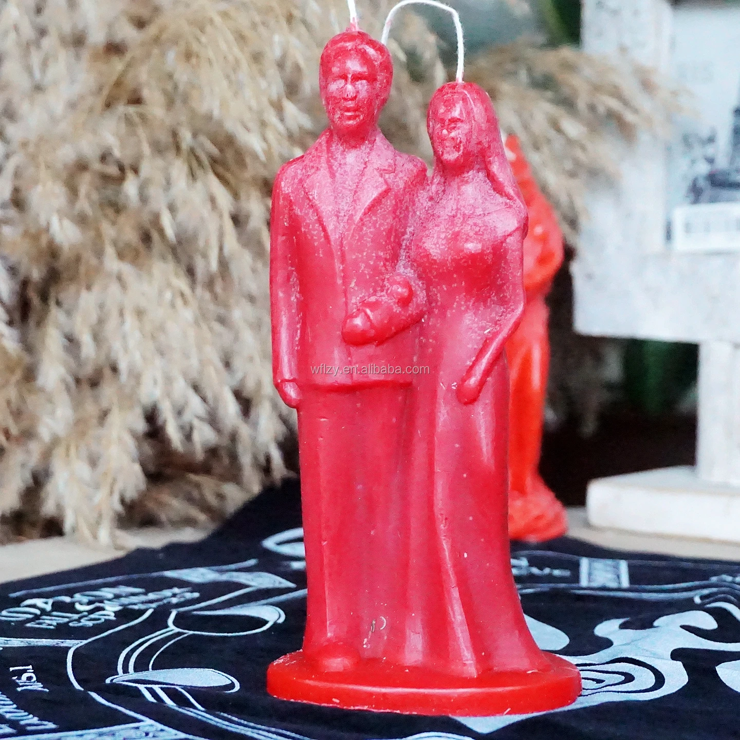 LOVERS CANDLE MALE & FEMALE Red Figure Candles for Valentine's Day