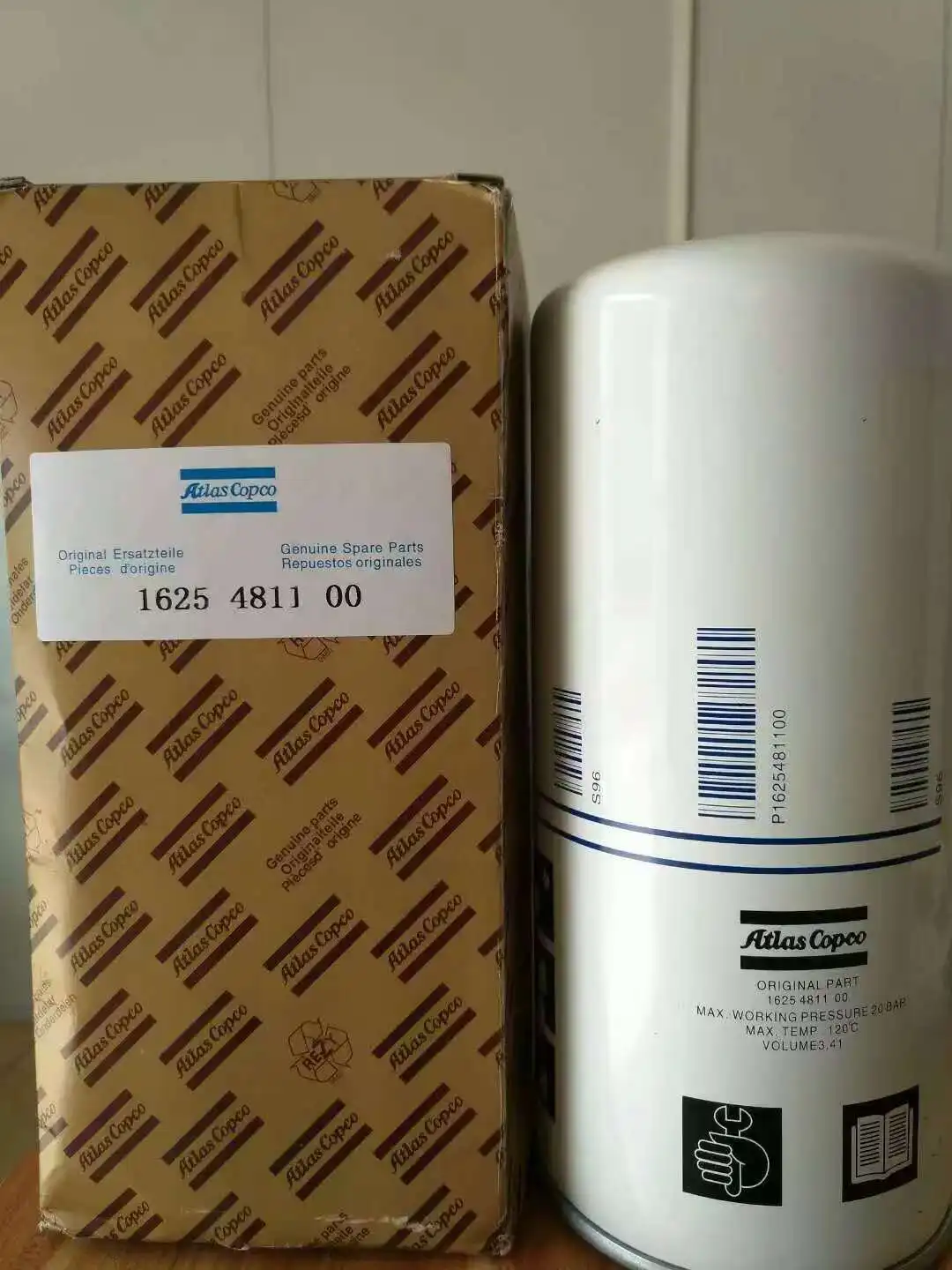 1625481151 (1625481100) Atlas Copco Oil Separator Oem Air Compressor ...