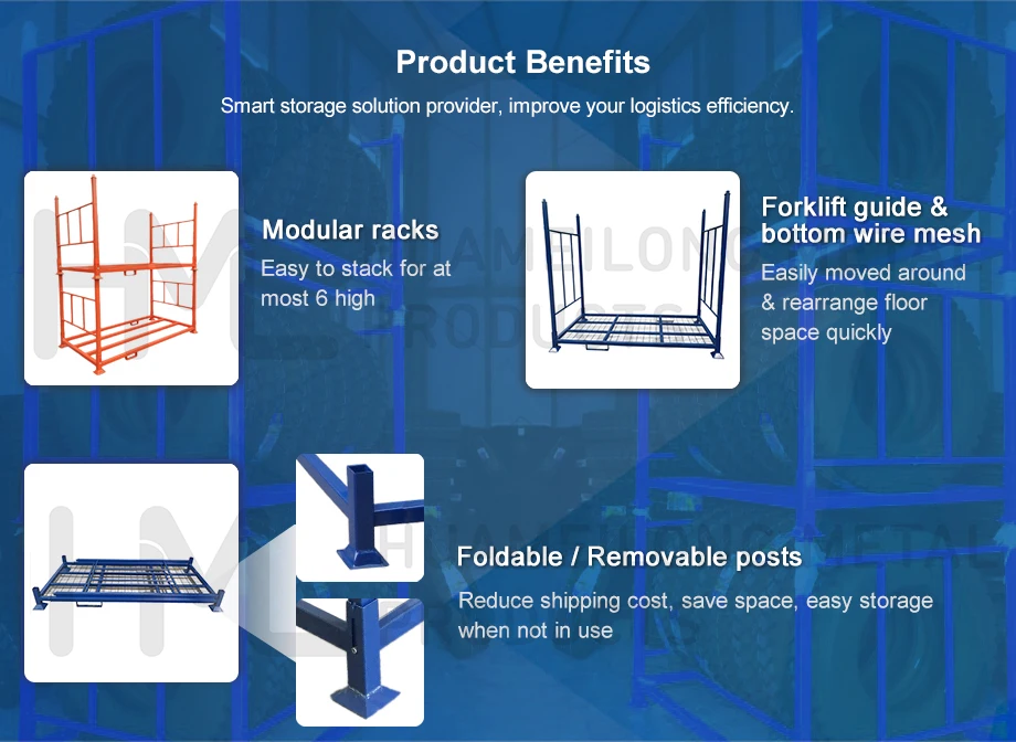 Warehouse Storage Stacking Demountable Pcr Tire Rack - Buy Pcr Tire ...