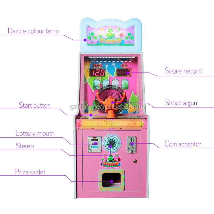 Indoor Kids Children Arcade Ball Shooting Game Machines Coin Operated ...