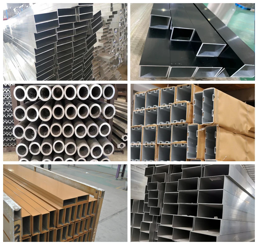 6063 T5 Square Tube 200x200 Mm Aluminium Profile - Custom Sizes