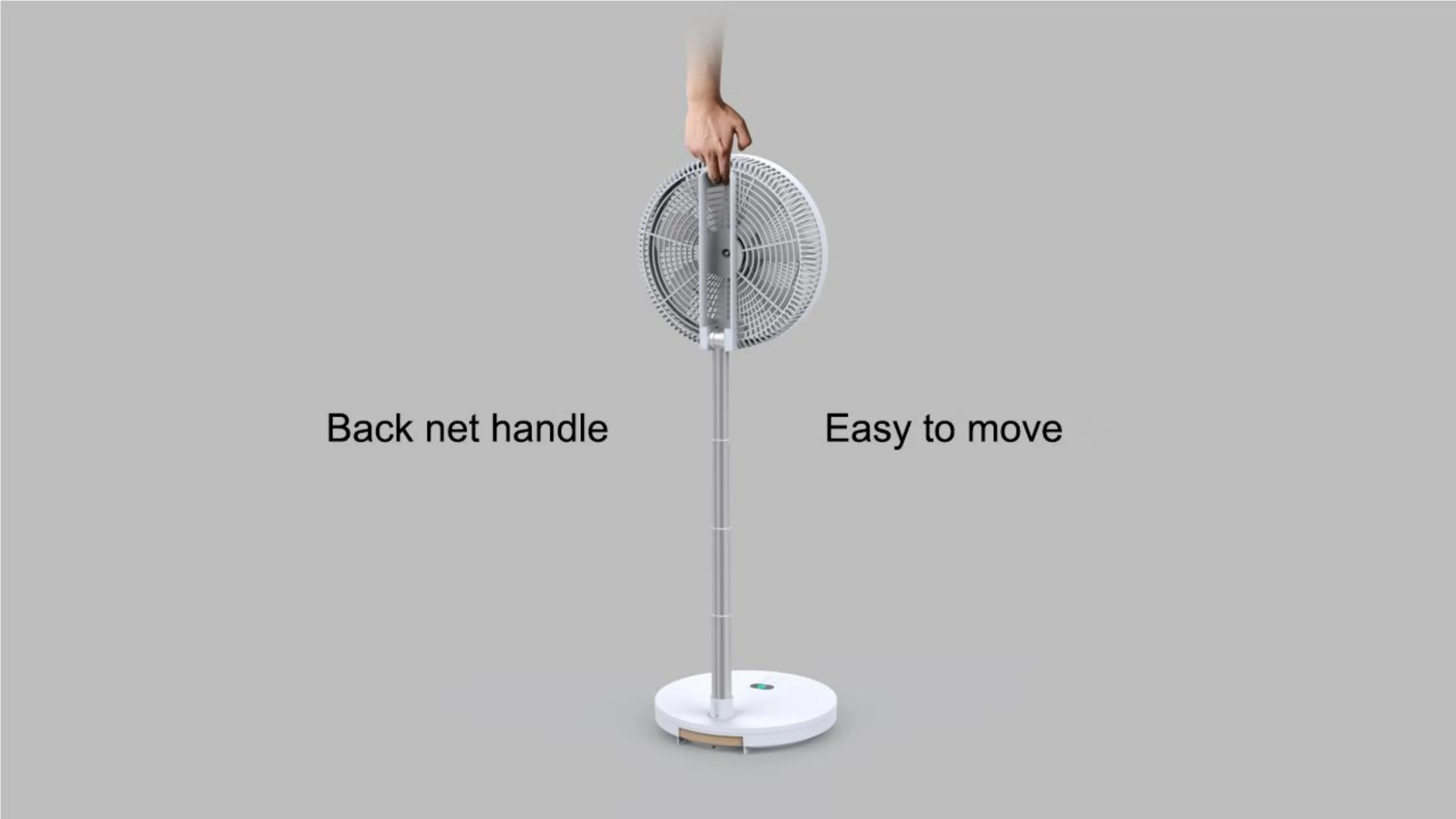 Oscillating Foldable DC Cooling Fan for Home & Outdoor