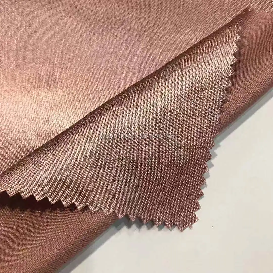 Garment Fabric Eco-friendly 100% Recycle Polyester Satin Fabric - Buy ...
