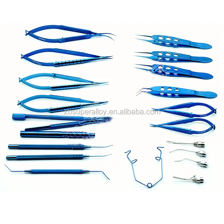 Titanium Cataract Kits - Precision Ophthalmic Instruments