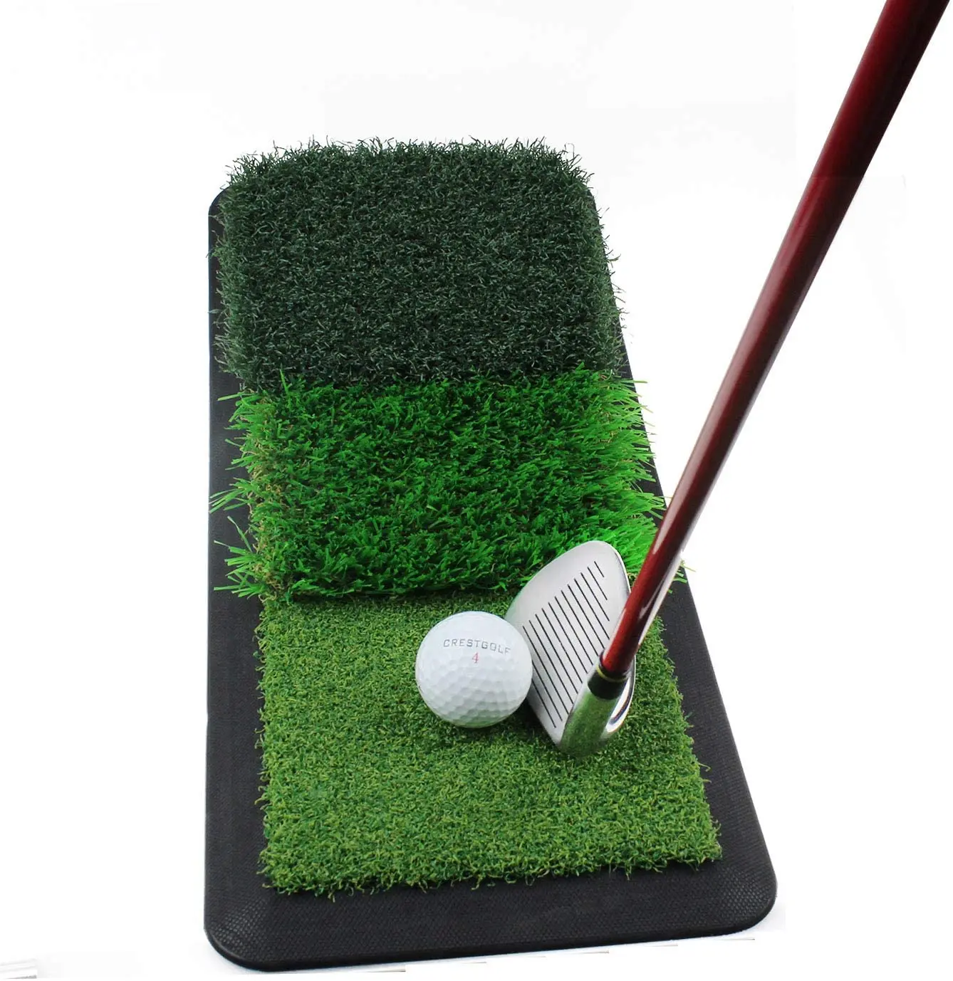3-in-1 Grass Rubber Mat Hitting Mat Rubber Sole Golf Practice Mats ...